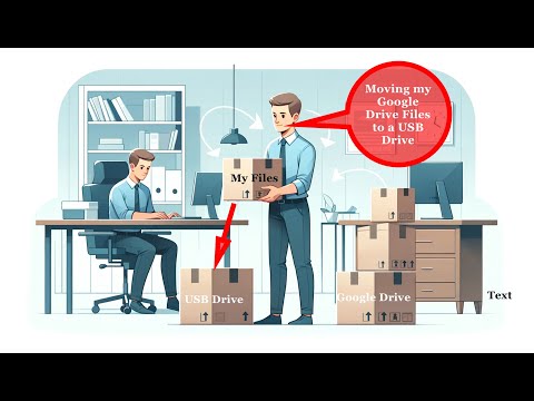How can I move my Google Drive Files to a USB Drive or to my Computer?