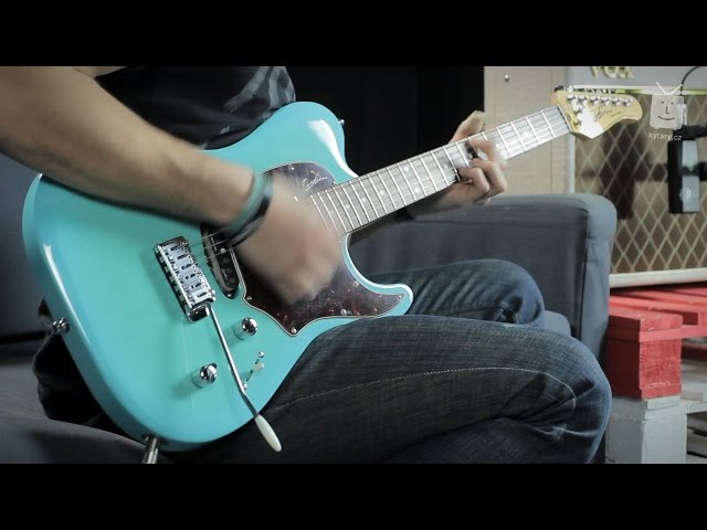 GODIN Session Custom 59 Limited Coral Blue HG RN Elektrická kytara