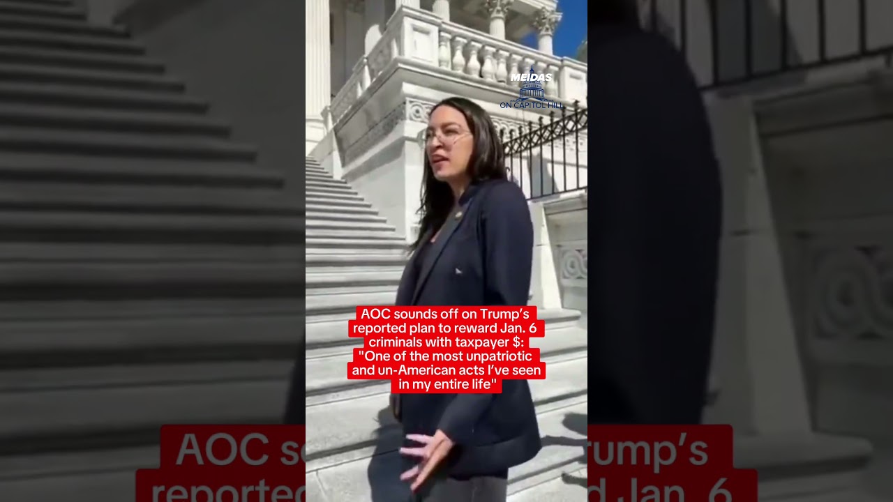 AOC UNLOADS on Trump’s Plan to Pay Jan. 6 Rioters