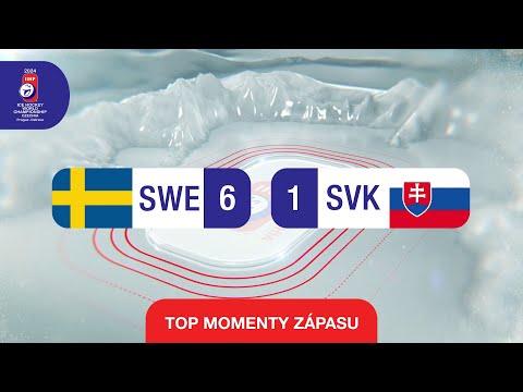 ŠVÉDSKO vs. SLOVENSKO | 6:1 | IIHF Majstrovstvá sveta 2024 - Highlighty zápasu
