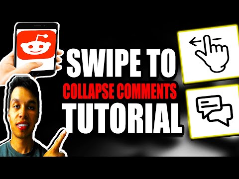 How To Swipe To Collapse Comments Reddit Mobile Tutorial