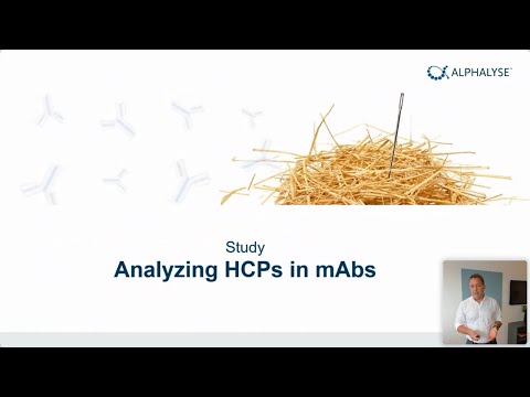 Data from HCP analysis of commercial mAbs using LC-MS
