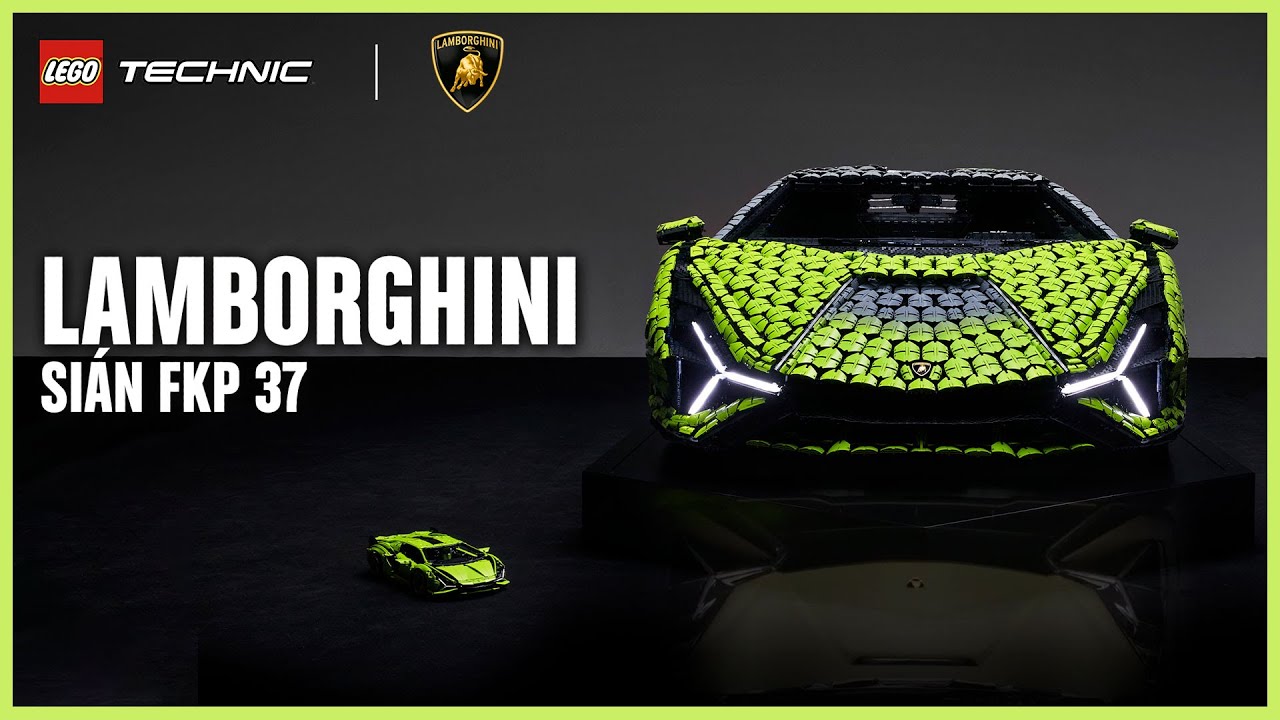 LEGO Technic Builds Epic Life-Size Lamborghini Sian FKP 37 Replica ...