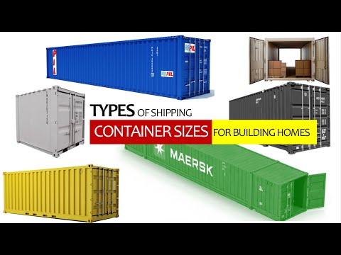 6 Types of Shipping Container Sizes for Building Homes