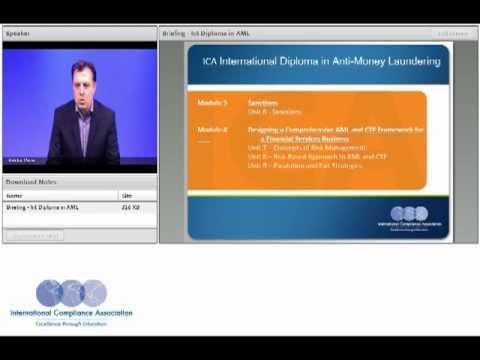 ICA International Diploma in Anti Money Laundering