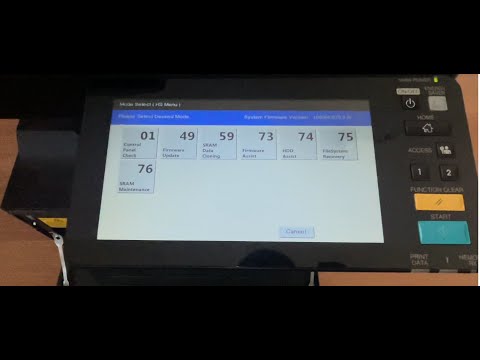 Toshiba e-STUDIO Firmware Update.