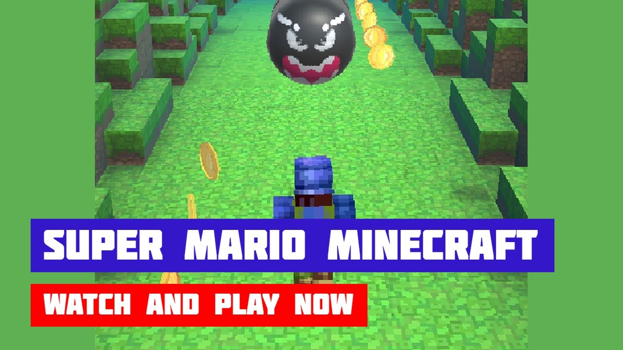 Super Mario Minecraft Runner · Game · Gameplay
