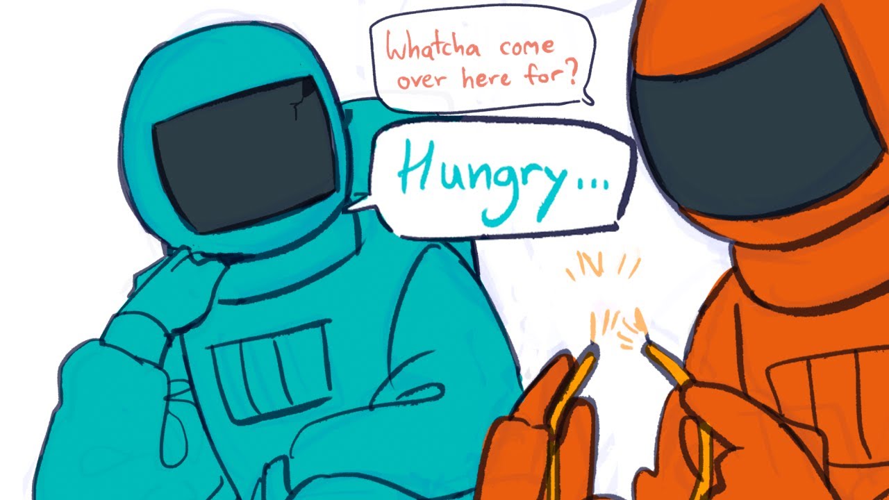 Blue Is Hungry? (Among Us Comic Dub)