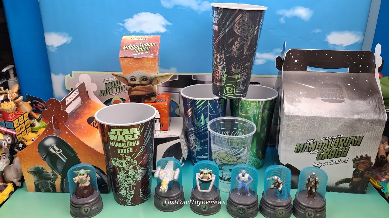 Star Wars The Mandalorian and Grogu Burger King Movie Collection 