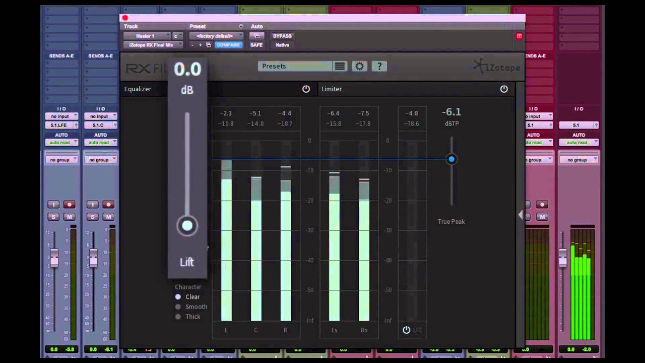 Using the Surround Limiter in RX Final Mix