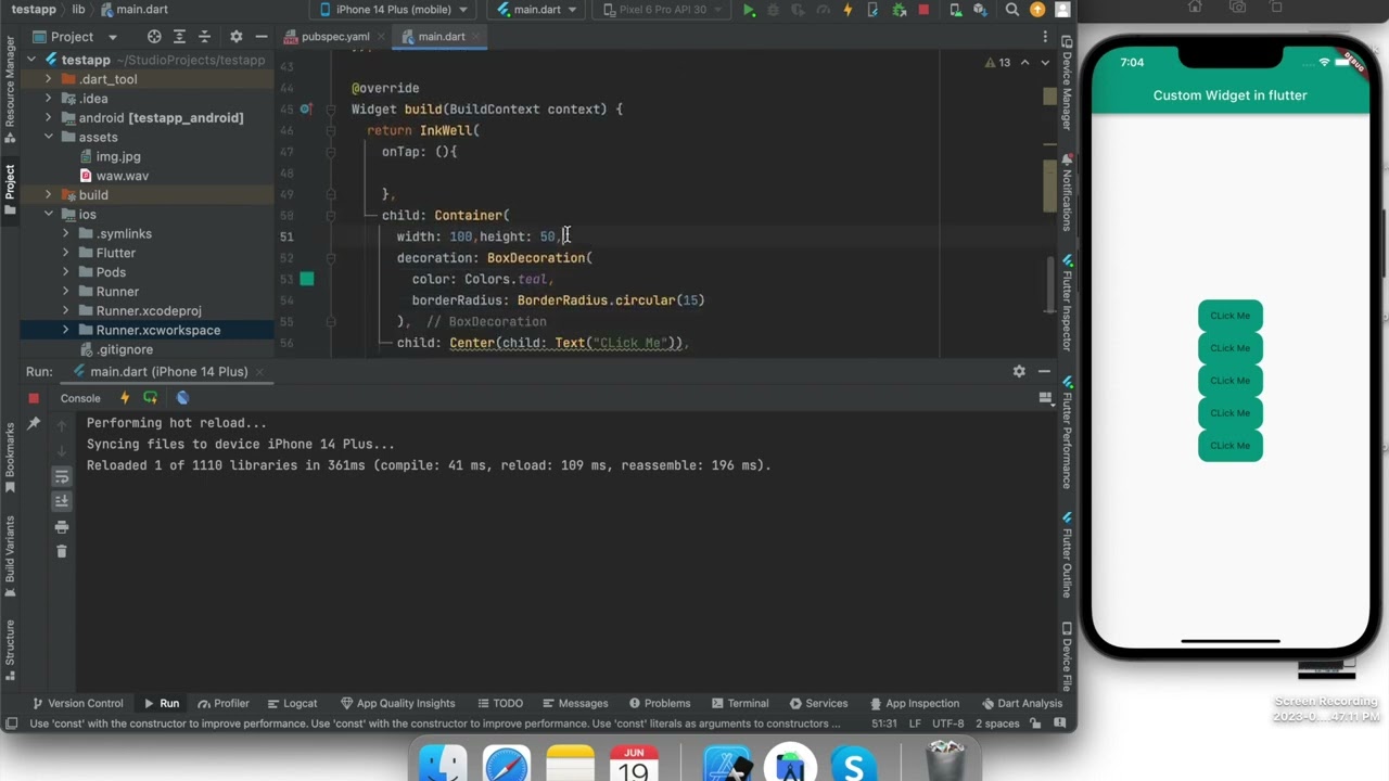 Creating Custom widget in flutter | Reusable Widget #viralvideo #customWidgetflutter #flutter