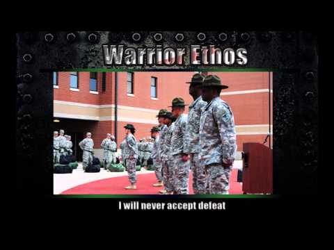 Warrior Ethos: "I Will Never Accept Defeat"