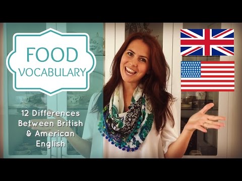 Food Vocabulary | Confusing English Words | British vs American English |