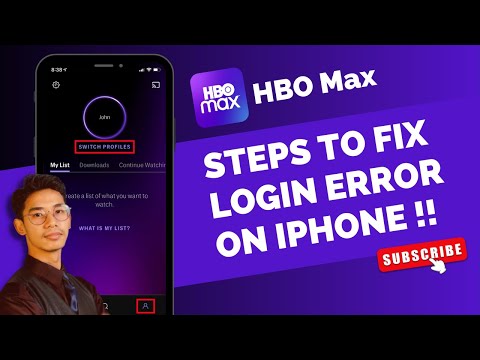 HBO Max - Fix Login Error on iPhone !