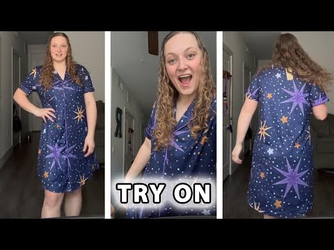 You NEED This PJ Set! 🔥 Nightgown Moo Moo Review & Try On