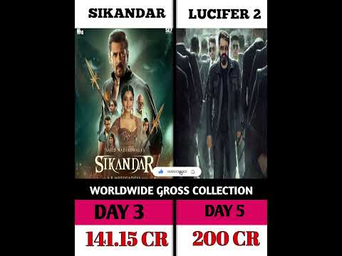 Sikandar Box Office Collection Report | Day 3 Collection | Lucifer Collection | New Unfiltered