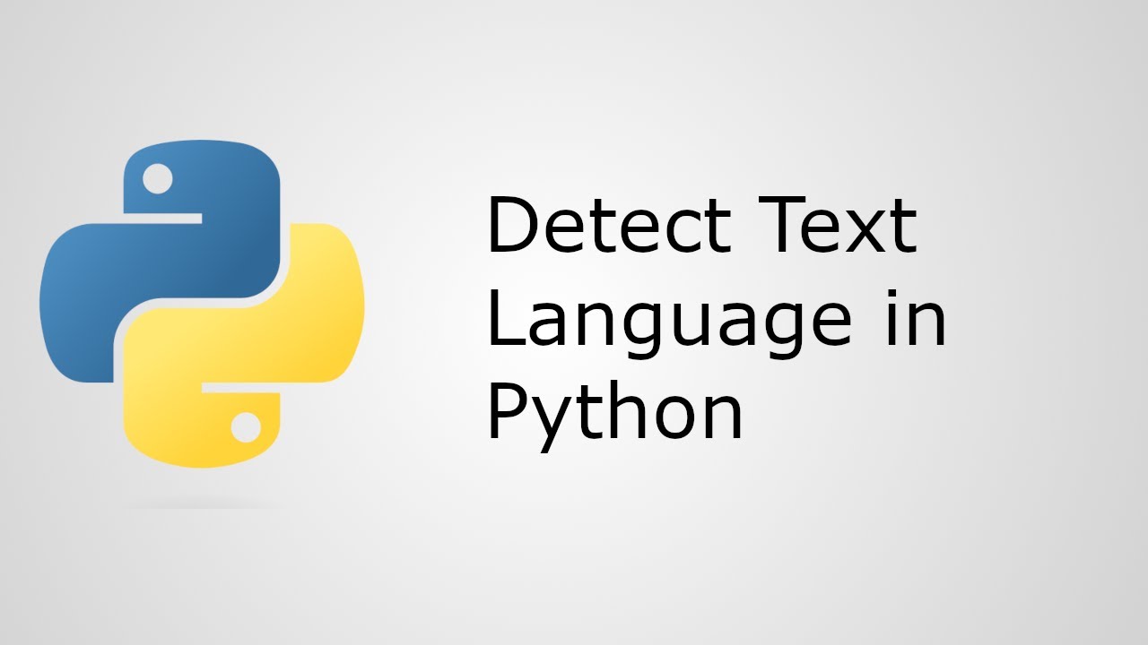 Detect Text Language in Python