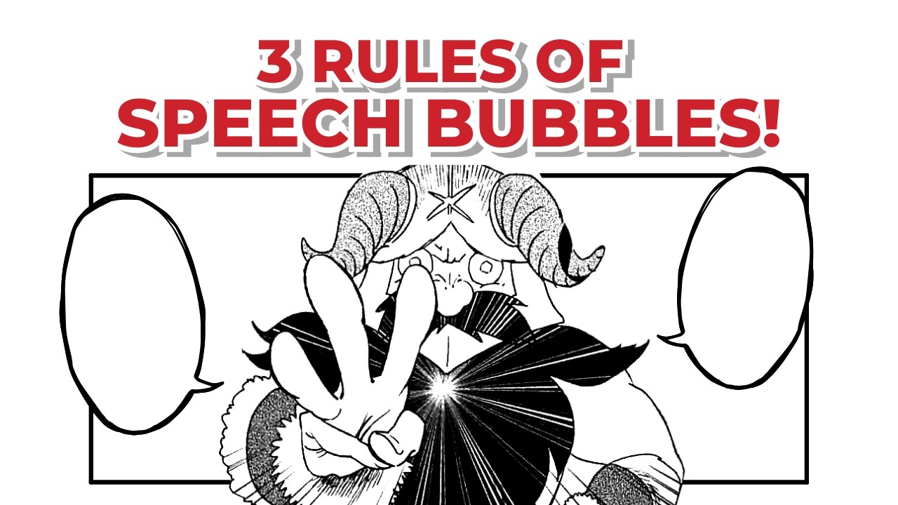 Manga Speech Bubbles | Basic Manga Tutorial