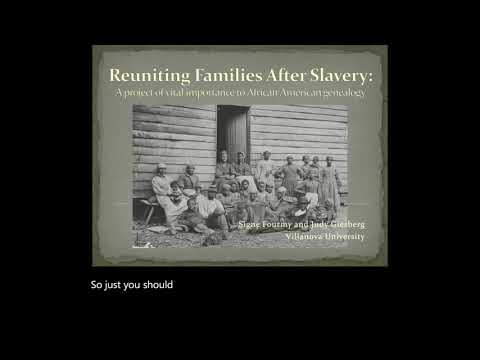 Last Seen: A New Tool for Black Genealogy