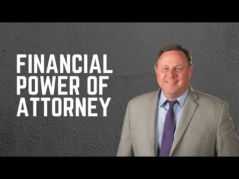 Financial Power of Attorney - Southlake Estate Planning Attorney Brandon McGee
