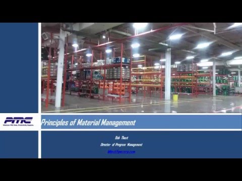 Webinar: Principles of Material Management