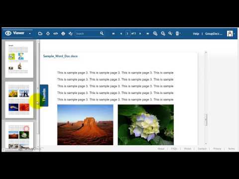 How to view office documents online using GroupDocs Viewer
