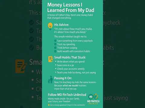 Money Lessons My Dad Taught Me 💰👨👧 #FathersDay #money #finance #trending #facts #success #shorts