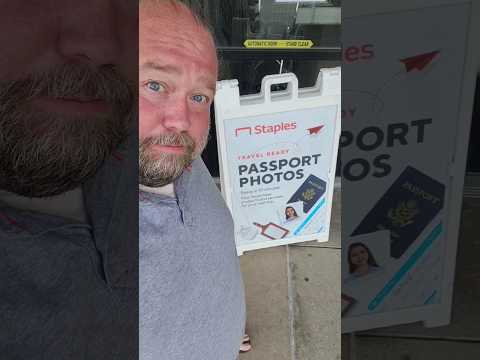 Passport Pictures at Staples Aren't Too Bad