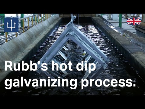 Rubb hot dip galvanizing process