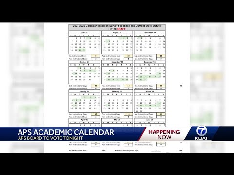 Albuquerque schools board to vote on 2024-2025 academic calendar