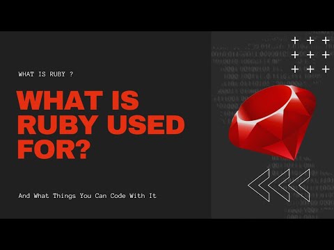 What Is Ruby Used For ?