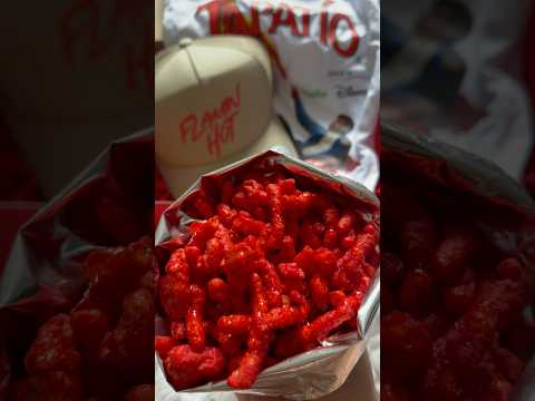 FLAMIN HOT CHEETOS COVERED IN TAPATIO #shorts