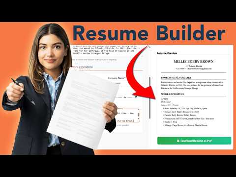 Build a Resume in 3 Minutes - Online AI Resume Builder & Free Easy Resume Builder