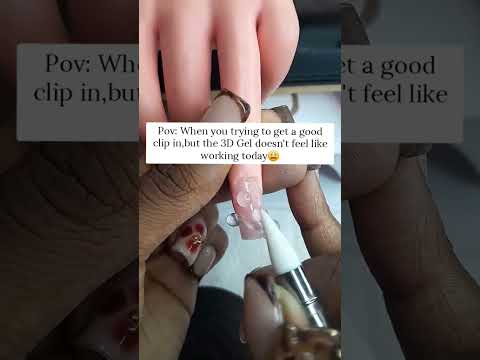it was probably the weatherπ #nails #3dgel #foryou #nailart #nailtech #trending #exploremore