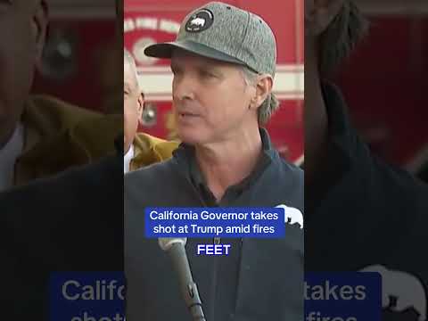 California Governor Gavin Newsom takes jab at Trump