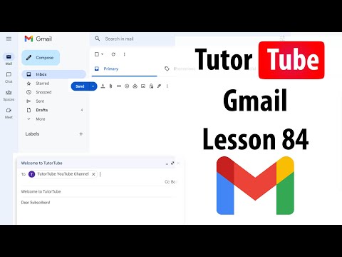 Gmail Tutorial - Lesson 84 - Button Labels