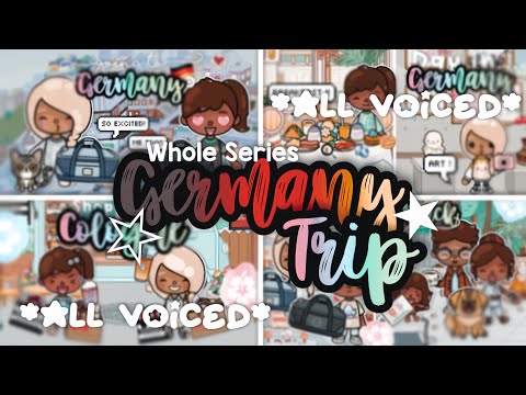 *32 Minutes FULL* Germany Trip Series w/ Avery & Harper ππ©πͺ *with Voice ποΈ* Toca Boca Life World π