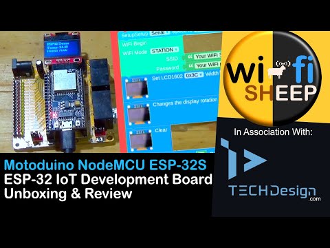 Motoduino Lab NodeMCU ESP-32S IO Board Development kit - Full Unboxing & Review (TECHDesign.com)