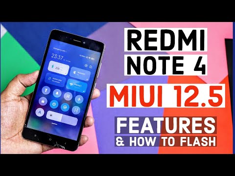 Redmi Note 4 Miui 12.5 Ported Rom Features & How to Flash | Hindi