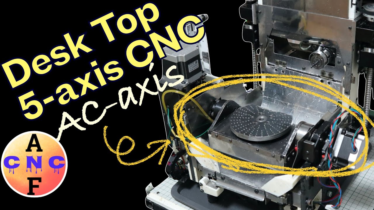 Build My Own CNC Mill 5-axis [Replaceable AC-axis]