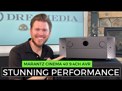 FULL WALKTHROUGH - Marantz CINEMA 40 - FLAGSHIP 9.4 Channel 8K Home Theater Receiver