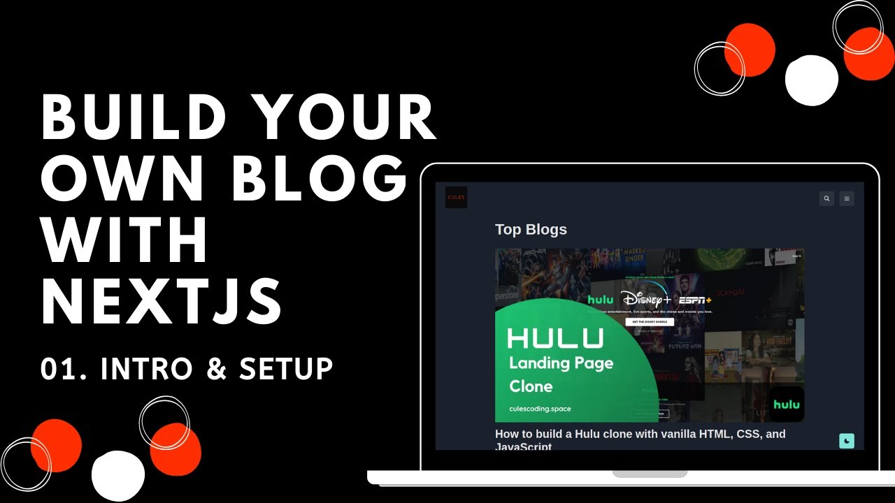 01. Intro & Setup | Build Your Own Blog with React, Nextjs | JAMstack