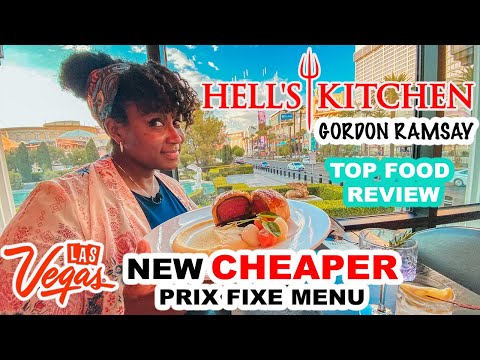 Gordon Ramsay HELL'S KITCHEN Las Vegas | New CHEAPER Prix Fixe Menu - Our Full Review