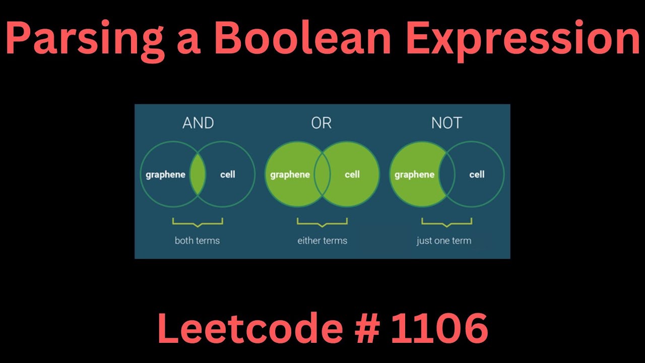 PARSING A BOOLEAN EXPRESSION | LEETCODE 1106 | PYTHON  STACK SOLUTION