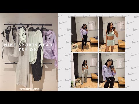 #DRESSINGROOMSERIES - NIKE Sportswear Tech Fleece Women’s Try On Haul | JULIA SUH