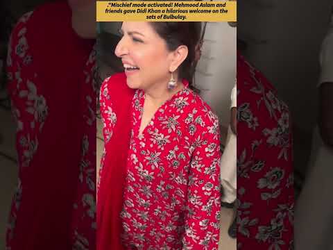 Mehmood Aslam trolls Dodi Khan on the sets of Bulbulay #mehmoodaslam #dodikhan #funny #viralshort