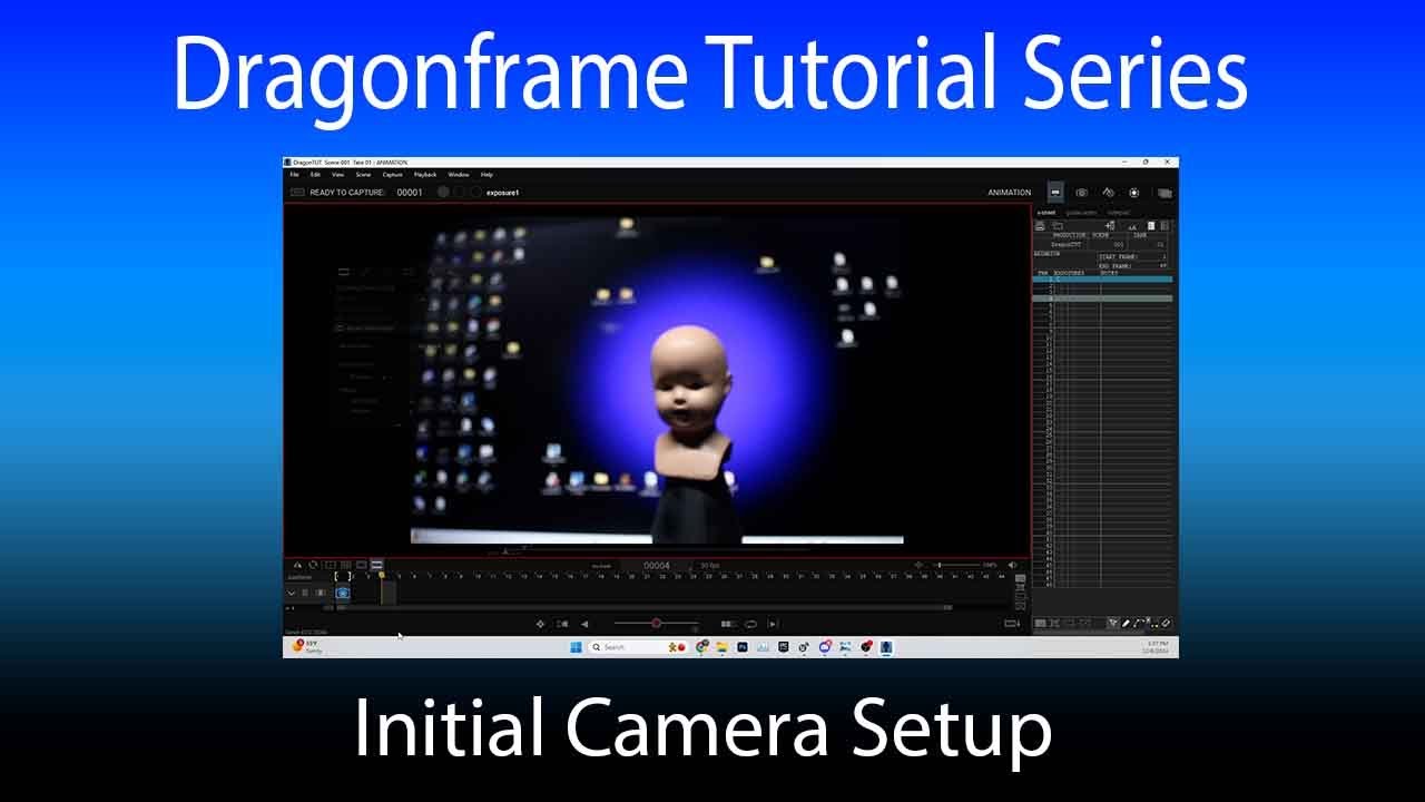 Dragonframe Tutorials Initial Camera Setup