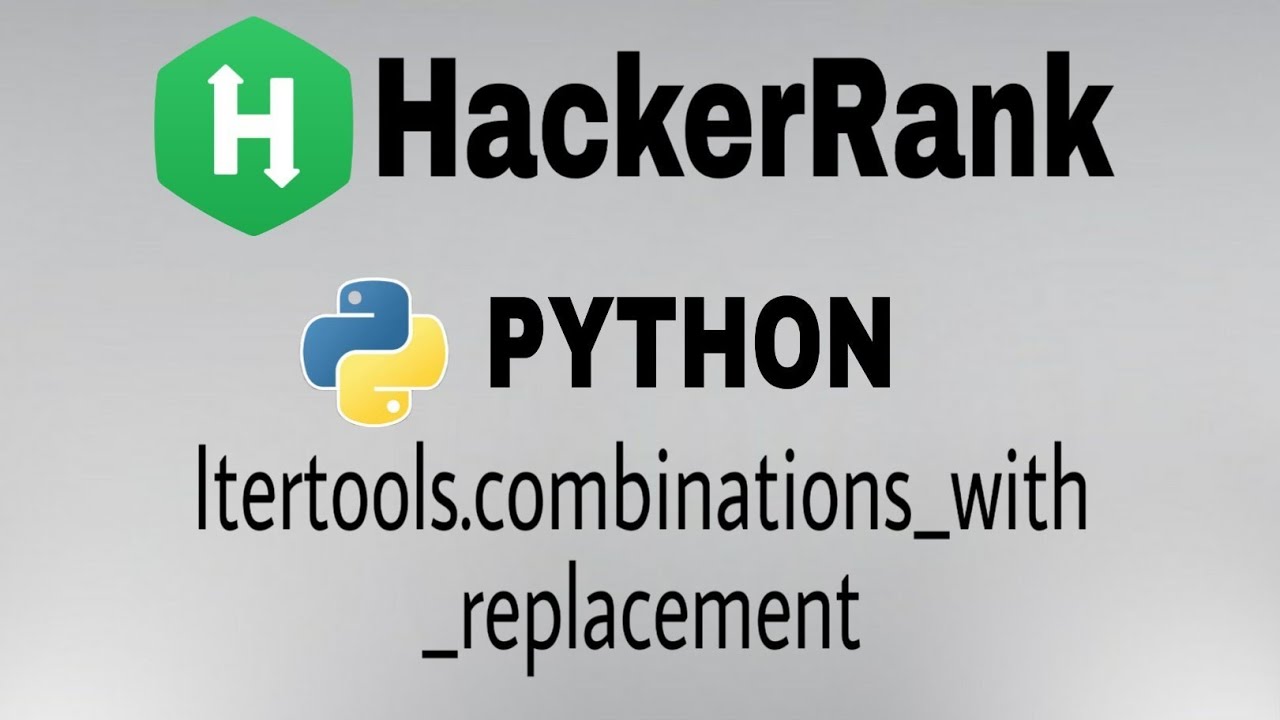 #27: Itertools.combinations_with_replacement() | Hackerrank Python Solution | English Explanation