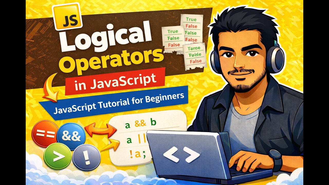 Logical Operators in JavaScript | AND, OR, NOT Explained | JavaScript Tutorial for Beginners