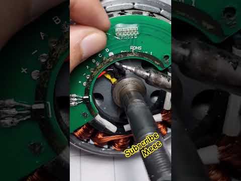 E-Bike Motor Hall sensor W Repair reconnected #tech #repair #viral #elektronik #ebike